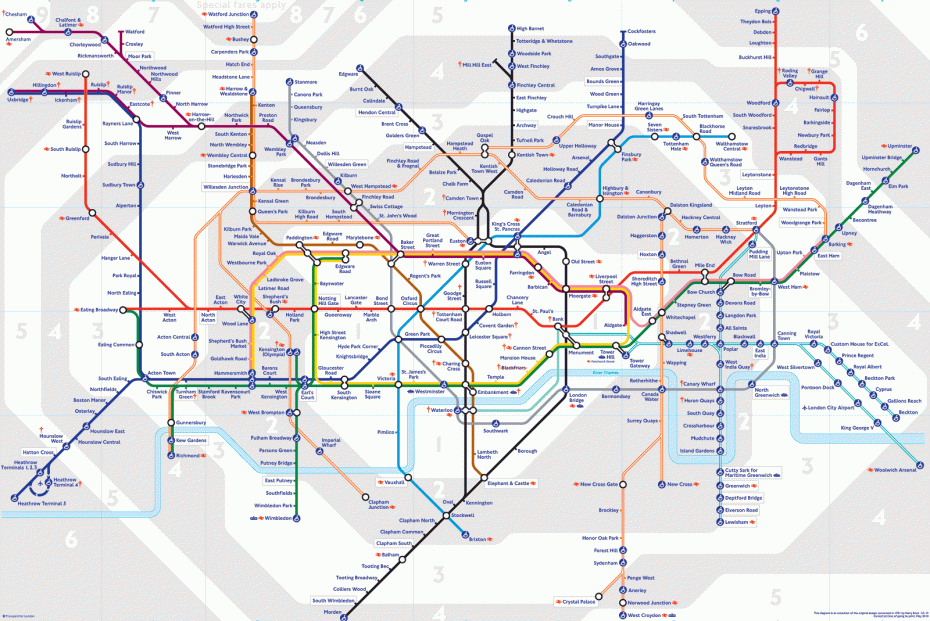 DataViz History: Henry Beck and the London Underground Tube Map (1931 ...