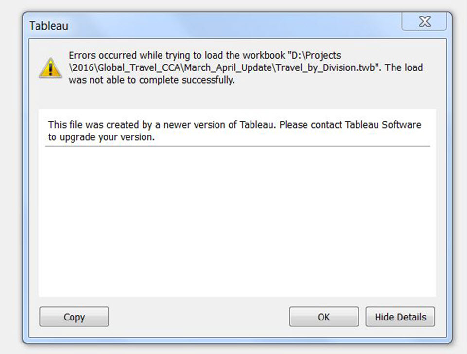 Guest Post: Tableau and Backwards Compatibility – Michael Sandberg's Data Visualization Blog