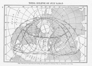 DataViz as History: Maps Illustrating The Solar Eclipses of the 20th ...