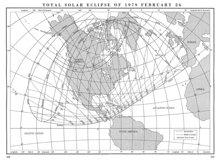 DataViz as History: Maps Illustrating The Solar Eclipses of the 20th ...