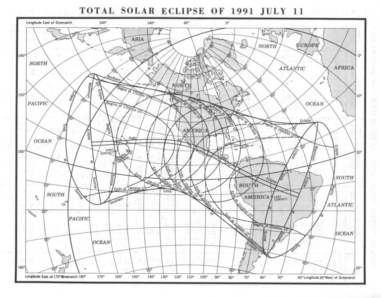 DataViz as History: Maps Illustrating The Solar Eclipses of the 20th ...