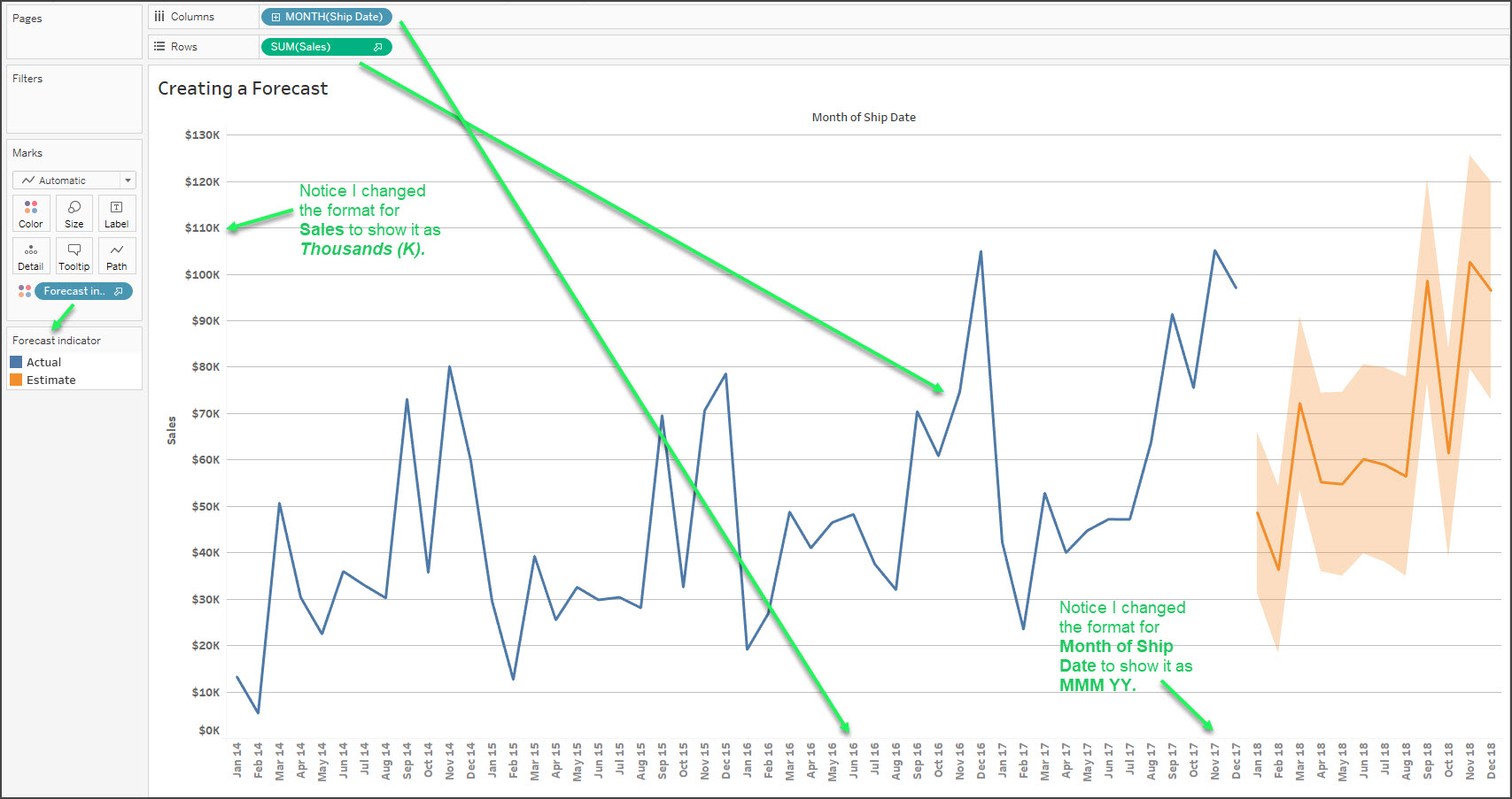 Tableau Deep Dive: Creating a Forecast – Michael Sandberg's Data ...