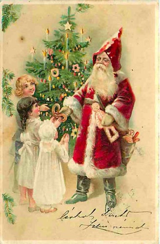 DataViz as Art: 25 Vintage Santa Claus Post Cards – Michael Sandberg's ...