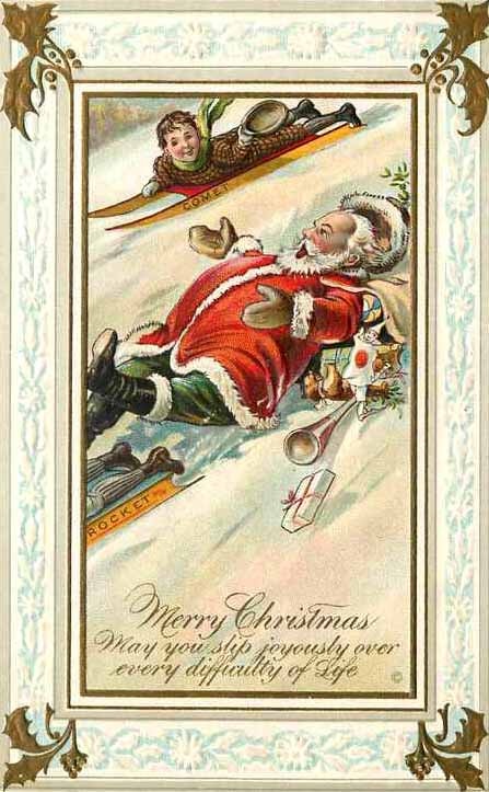 DataViz as Art: 25 Vintage Santa Claus Post Cards – Michael Sandberg's ...