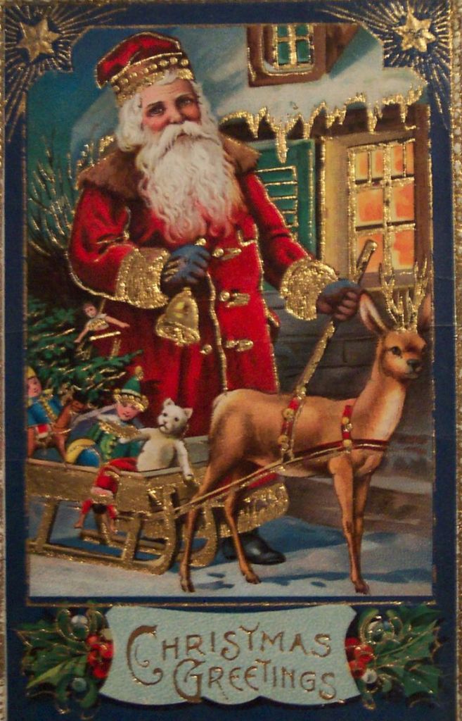 DataViz as Art: 25 Vintage Santa Claus Post Cards – Michael Sandberg's ...
