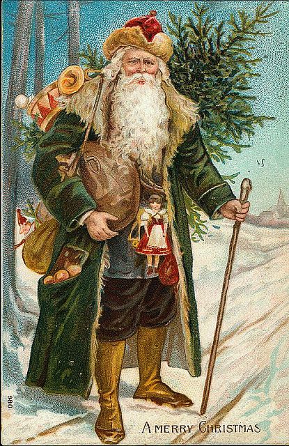 DataViz as Art: 25 Vintage Santa Claus Post Cards – Michael Sandberg's ...