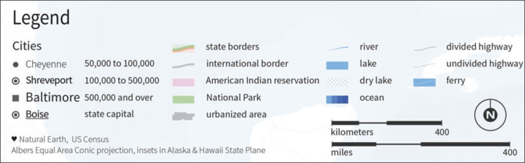DataViz as Maps: The United States Redrawn as 50 States with Equal ...