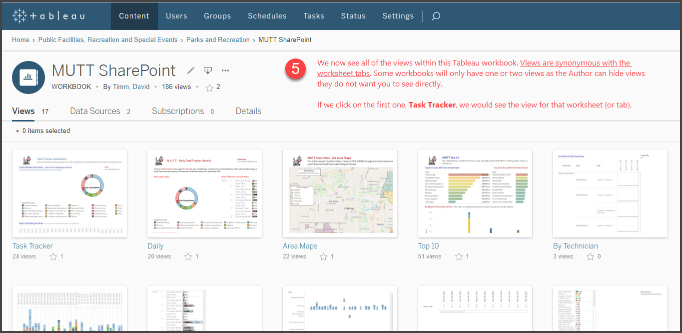 Tableau Secrets: How to Navigate Tableau Projects on v2018.1 Server ...