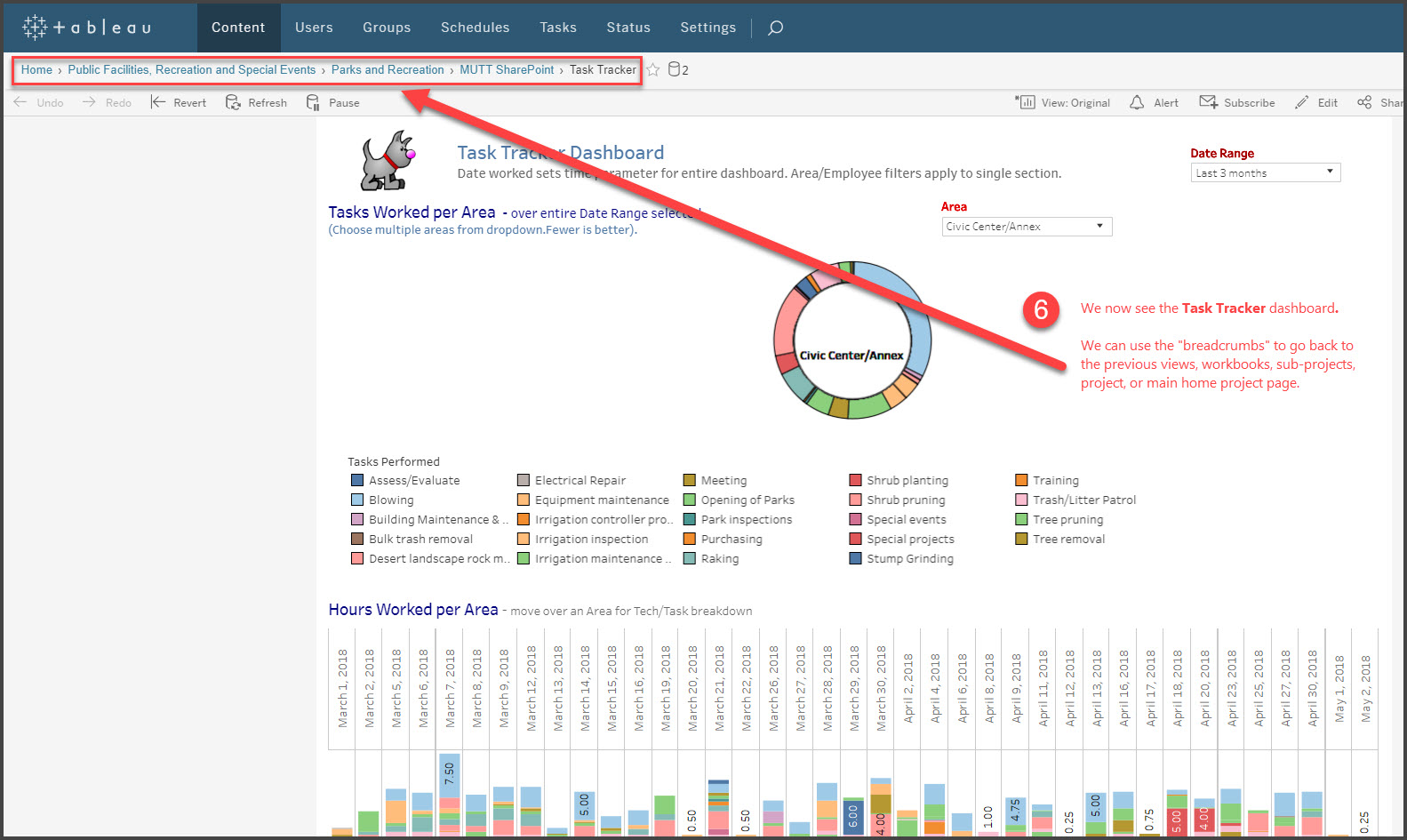 Tableau Secrets: How to Navigate Tableau Projects on v2018.1 Server ...