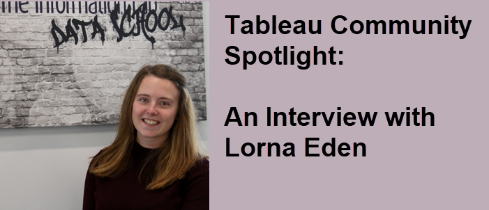TABLEAU COMMUNITY SPOTLIGHT: AN INTERVIEW WITH LORNA EDEN – Michael ...