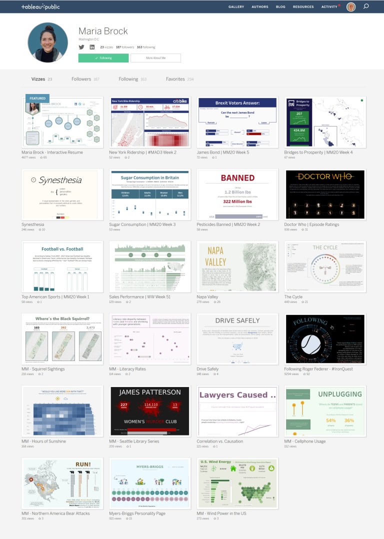 Tableau Community Spotlight: An Interview with Maria Brock – Michael ...