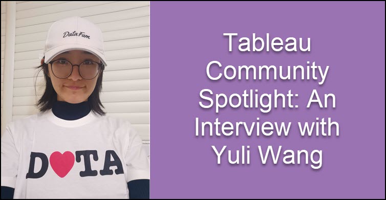 Tableau Community Spotlight: An Interview with Yuli Wang – Michael ...